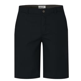 JOOP! Shorts JOOP JEANS "Rudo-D", Herren, Gr. 31, N-Gr, blau (dunkelblau), Web, Obermaterial: 97% Baumwolle, 3% Elasthan, clean, unifarben, gerade kurz, Hosen Shorts, mit G&uuml;rtelschlaufen
