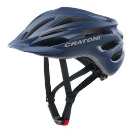 Fahrradhelm Cratoni "Fahrradhelm Pacer dunkelblau matt" Gr. L, blau, Helme, L, 100% Erzeugnis unbest Zusammensetzg EuZ., Fahrradhelm