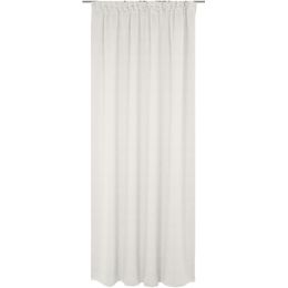 Vorhang WIRTH "Torbole" Gr. 1, beige, B:132cm H:145cm, Jacquard, Baumwolle, Polyester, Gardinen, Vorhang