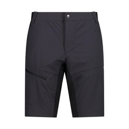 Funktionsshorts CMP, Herren, Gr. 52, N-Gr, blau (antracite), Obermaterial: 92% Polyamid, 8% Elasthan, Hosen Funktionsshorts