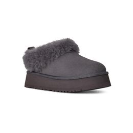 UGG Australia Schlupfboots UGG "TAZZELLE", Damen, Gr. 6 (37), grau, Lammfell, Veloursleder, Schuhe Schlupfboots, Ankleboots, Schlupfboots mit Anziehlasche