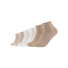 Kurzsocken s.Oliver "originals", Damen, Gr. 39-42, beige (nature melange), Baumwollmischung, normal, Socken Kurzsocken, mit weichem Bund