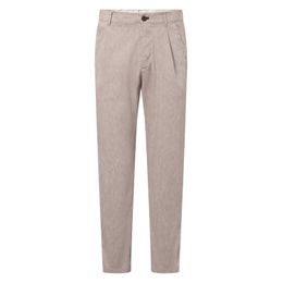 JOOP! Stoffhose JOOP JEANS "Lead2-W", Herren, Gr. 32, L&auml;nge 32, braun (beige meliert), Web, Obermaterial: 40% Baumwolle, 27% Polyester, 17% Leinen, 14% Lyocell, 2% Elasthan, clean, unifarben, regular fit lang, Hosen Stoffhose, mit G&uuml;rtelschlaufen