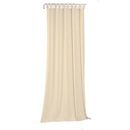 Vorhang WIRTH "Newbury", beige, B:130cm H:275cm, Baumwolle, Polyester, Gardinen, Vorhang, nach Ma&szlig;