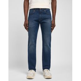 Slim-fit-Jeans Lee "Extrem Motion Slim", Herren, Gr. 42, L&auml;nge 32, blau (aristocrat), Denim/Jeans, Obermaterial: 77% Baumwolle, 21% Polyester, 2% Elasthan, schmal lang, Jeans Slim-fit-Jeans, Extreme Motion Stretchware, Topseller