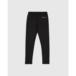 Leggings Champion "M Leggings", Herren, Gr. L (152/158), N-Gr, schwarz (nbk), Jersey, Obermaterial: 95% Baumwolle, 5% Elasthan, unifarben, Hosen Leggings, f&uuml;r Kinder
