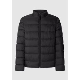 Steppjacke Pepe Jeans "PUFFER", Herren, Gr. M, schwarz, Web, Obermaterial: 100% Polyamid, regular fit, Jacken Steppjacke