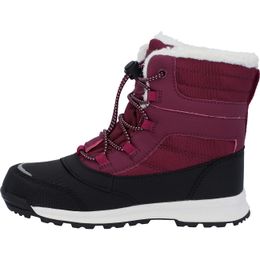 Wanderschuh Hi-Tec "Hi-Tec Stiefel Leo WP JRG", Kinder, Gr. 34, Normalschaft, beere, PU: 65% + Textil: 35% Fleece: 100% 50% Mesh + 50% EVA 50% Gummi + 50% EVA, Schuhe Wanderschuh