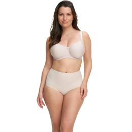 Shapingslip SuSa "Milano", Damen, Gr. 50, beige (sand), Microfaser, Obermaterial: 57% Polyamid, 39% Elasthan, 4% Baumwolle, unifarben, k&ouml;rpernah, Unterhosen Shapingslip, stark formend, elastisch, Microfaser, hoher Shape-Effekt, nahtlos