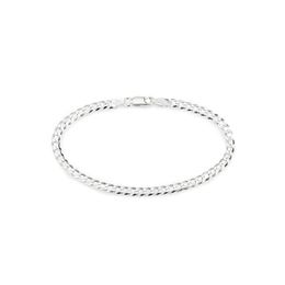 Armband Bruno Banani "Schmuck Geschenk Silber 925 Armschmuck Armkette Panzerkette" Gr. 21, silber (silberfarben), Armb&auml;nder, Herren, 21, Silber 925 (Sterlingsilber), Armband