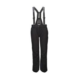 Skihose Killtec "Laraka KG", Damen, Gr. 22, Kurzgr&ouml;&szlig;en, schwarz, Obermaterial: 100% Polyester;Futter: 100% Polyester;F&uuml;llung: 100% Polyester, Hosen Skihose, Atmungsaktive, wasserdichte Skihose mit abnehmbarem Latz.