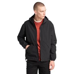Regenjacke Timberland "Mens Waterproof Shell Jacket", Herren, Gr. XL, schwarz, Obermaterial: 100% Nylon, hoch geschlossener Ausschnitt, elastischer Bund, Jacken Regenjacke, Wasser- & Winddicht & Atmungsaktiv