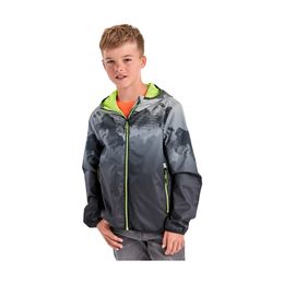 Outdoorjacke Killtec "Lyse BYS JCKT B", Jungen, Gr. 164, schwarz, Obermaterial: 100% Polyester;Futter: 100% Polyester, Jacken Outdoorjacke, Leichte, wasserdichte Kinderjacke, klein verpackbar, cooles Muster