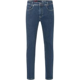 Straight-Jeans MAC "Flexx-Driver", Herren, Gr. 33, L&auml;nge 32, tiefblau stonewash, Denim/Jeans, Obermaterial: 92% Baumwolle, 6% Elastomultiester, 2% Elasthan, Jeans Straight-Jeans, super elastisch