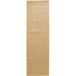 Teppich HEINE HOME Gr. 1, beige (natur), B:70cm H:10mm L:130cm, Gummi, Sisal, Teppiche, Teppich