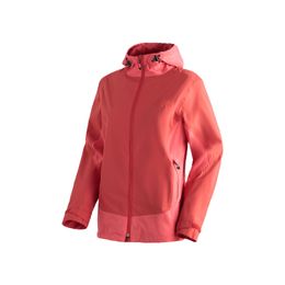 Regenjacke Maier Sports "Brocken W", Damen, Gr. 38, rot (karminrot), 100% Polyester, Jacken Regenjacke, Damen Jacke wasserdicht, moderner Windbreaker, Outdoorjacke, Reg. Fit