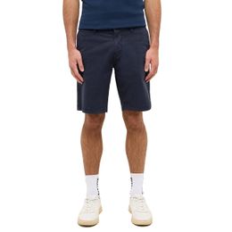 Shorts Mustang "Herren Style Amsterdam", Herren, Gr. 30, 579 dunkelblau, Twill, 97% Baumwolle, 3% Elasthan, unifarben, slim fit, Hosen Shorts