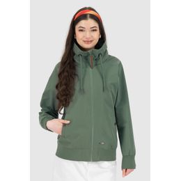 alife and kickin Outdoorjacke ALIFE & KICKIN "JORANAAKA", Damen, Gr. L, sage leaf, Web, Obermaterial: 100% Polyester, unifarben, Jacken Outdoorjacke