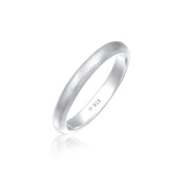 Silberring Elli "Ring Basic Minimal Matt 925 Sterling Silber" Gr. 56, silber, Fingerringe, Damen, 56, Silber 925 (Sterlingsilber), Silberring