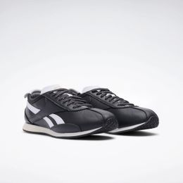 Sneaker Reebok CLASSIC "R400", Herren, Gr. 41, washed schwarz, washed schwarz, chalk, Leder, Synthetik, Schuhe Sneaker