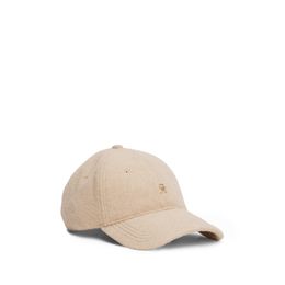 Baseball Cap Tommy Hilfiger "TH ELEVATED CHIC WOOL CAP", Damen, sandalwood, Pl&uuml;sch, Wolle, unifarben, Caps Baseball Cap, Gr&ouml;&szlig;enverstellbar