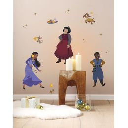 Wandtattoo Komar "Wish Dance - Gr&ouml;&szlig;e 50 x 70 cm", bunt, Blumen Disney Wald, Folie, Wandtattoos, Wandtattoo, selbstklebend, Wandsticker, Kinderzimmer