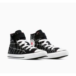 Sneaker Converse "CHUCK TAYLOR ALL STAR 1V", Jungen, Gr. 35, schwarz-wei&szlig; (schwarz, wei&szlig;, rot), Textil, Schuhe Sneaker