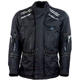 Motorradjacke Roleff "Kodra RO" Gr. M, schwarz (schwarz, ro 774), Jacken, Damen, M, Obermaterial: 100% Polyester. Innenfutter: 100% Polyester, Motorradjacke, Mit Sicherheitsstreifen