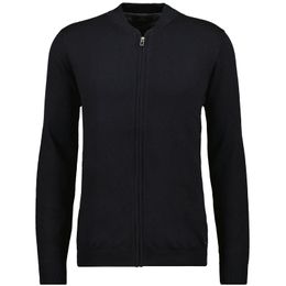 Strickfleecejacke Ragman, Herren, Gr. XXL5456, schwarz, 95% Baumwolle 5% Kaschmir, Jacken Strickfleecejacke
