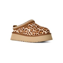 UGG Australia Clog UGG "TAZZ PLAINS", Damen, Gr. 8 (39), leo, Rindshaar, Textil, Schuhe Clog, Schlupfschuh, Clog, Mule mit Anziehlasche