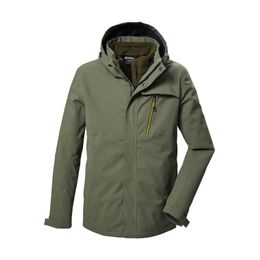 3-in-1-Funktionsjacke Killtec "KOW 6 MN JCKT", Herren, Gr. XXL, gr&uuml;n (olivgr&uuml;n), Oberstoff: 100% Polyester, Futter: 100% Polyester, Jacken 3-in-1-Funktionsjacke, 3 in 1 Funktionsjacke, wasser- und winddicht, atmungsaktiv
