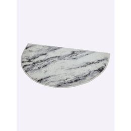Badematte Grund Gr. 3, grau (hellgrau), (50cm x 80cm ), 1 Stk., Badematten, Badematte