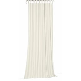 Vorhang WIRTH "Chiming" Gr. 3, beige (natur), B:135cm H:225cm, Baumwolle, Polyester, Gardinen, Vorhang