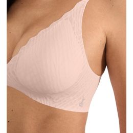 B&uuml;gelloser BH Sloggi "ZERO Feel Bliss THE UP P Bra", Damen, Gr. XL, N-Gr, puff pink, Spitze, Obermaterial: 76% Polyamid, 24% Elasthan, BHs B&uuml;gelloser BH, unsichtbar mit Spitzenoptik
