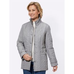 Steppjacke Classic Basics, Damen, Gr. 40, grau (steingrau), 100% Polyester, Wattierung:100% Polyester, unifarben, Jacken Steppjacke