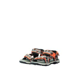 Sandale Jack Wolfskin "SMILEYWORLD SANDAL K", Kinder, Gr. 31, bunt (mint, orange), Textil, Schuhe Sandale