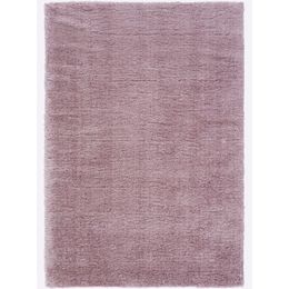 Teppich HEINE HOME Gr. 3, lila (mauve), B:120cm H:40mm L:180cm, Kunstfaser, Polyester, Teppiche, Teppich