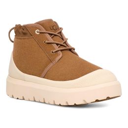 UGG Australia Winterboots UGG "NEUMEL WEATHER HYBRID", Herren, Gr. 12 (45), chestnut, Synthetik, Textil, Veloursleder, Schuhe Winterboots, Gummistiefel, Galoschen, Schlupfstiefel mit gepolstertem Fu&szlig;bett