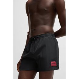 Badeshorts HUGO UNDERWEAR "DOMINICA", Herren, Gr. XXL (56), N-Gr, schwarz, Web, Obermaterial: 100% Polyacryl, Badehosen Badeshorts