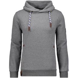 Sweatshirt Ragman, Herren, Gr. XXL5456, grau (mittelgrau), 65% Baumwolle 35% Polyester, regular fit, Sweatshirts Sweatshirt