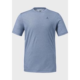 Sch&ouml;ffel Funktionsshirt SCH&Ouml;FFEL "Urban T Shirt Style Galerne MNS", Herren, Gr. 52, blau (8405, blau), Oberstoff: 74% Polyester, 26% Lyocell, Rundhals, Shirts Funktionsshirt