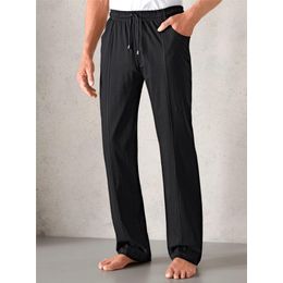 Homewearpants CLASSIC, Herren, Gr. 27, Unterbauchgr&ouml;&szlig;en, schwarz, 100% Baumwolle, unifarben, lang, Hosen Homewearpants