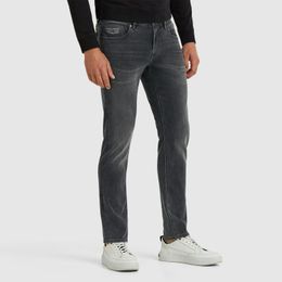 PME-Legend 5-Pocket-Jeans PME LEGEND "NAVIGATOR PTR121", Damen, Gr. 34, L&auml;nge 30, grau (comfort dunkelgrau), Denim/Jeans, Obermaterial: 75% Baumwolle, 16% Polyester, 8% Viskose, 1% sonstige Fasern, lang, Jeans 5-Pocket-Jeans