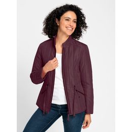 Steppjacke Inspirationen, Damen, Gr. 46, rot (burgund), 100% Polyester, Wattierung:100% Polyester, unifarben, Jacken Steppjacke