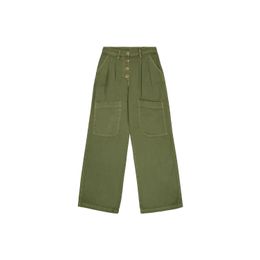 Jogginghose Alpha Industries "Sailor Pants W", Damen, Gr. L, Normalgr&ouml;&szlig;en, gr&uuml;n (schwarz olive), Obermaterial: 100% Baumwolle, Hosen Jogginghose