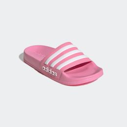 Badesandale adidas Sportswear "SHOWER ADILETTE", Damen, Gr. 29, wei&szlig; (bliss pink, cloud wei&szlig;, bliss pink), Synthetik, Schuhe Badesandale, Badelatschen f&uuml;r Kinder und Jugendliche