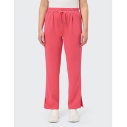 Sweathose Joy Sportswear "SWEATHOSE JANET", Damen, Gr. 38, N-Gr, rot (hibiscus rot), Obermaterial: 48% Polyester, 45% Modal, 7% Elasthan, Hosen Sweathose