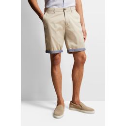 Bermudas Bugatti, Herren, Gr. 46, Normalgr&ouml;&szlig;en, beige (ecru), 98% Baumwolle, 2% Elasthan, normal, Hosen Bermudas, aus flexibler Baumwolle