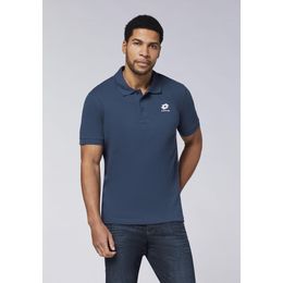 Poloshirt Lotto, Herren, Gr. 3XL (64/66), blau (marineblaus), 100% Baumwolle, unifarben, normal, ohne Ausschnitt, Flachstrickb&uuml;ndchen, Shirts Poloshirt, - in hochwertiger Baumwoll-Piqu&eacute; Qualit&auml;t
