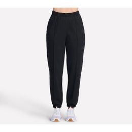 Jogginghose Skechers "SKECH-SWEATS DELIGHT JOGGER", Damen, Gr. XXL, N-Gr, schwarz, Obermaterial: 70% Baumwolle, 30% Polyester, Hosen Jogginghose